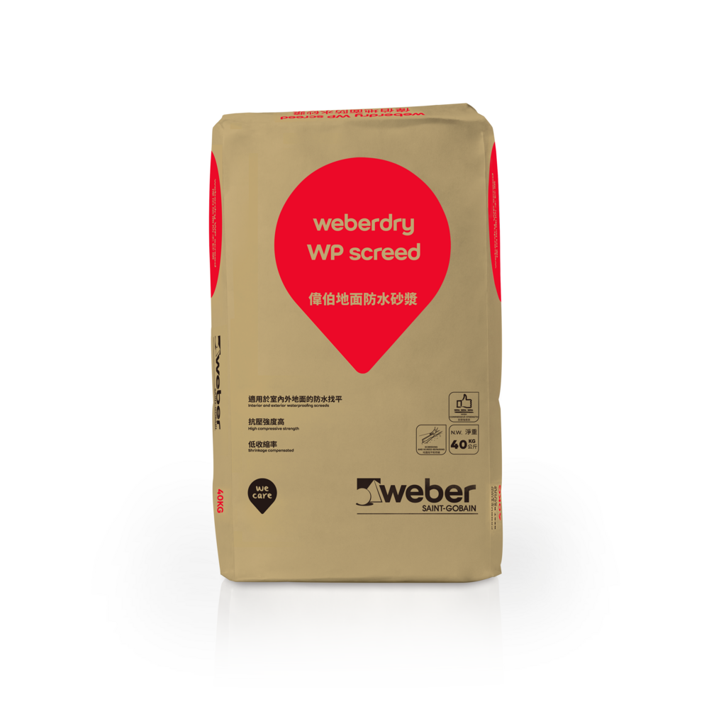 weberdry WP screed : Waterproofing > Waterproofing | Saint-Gobain Weber ...