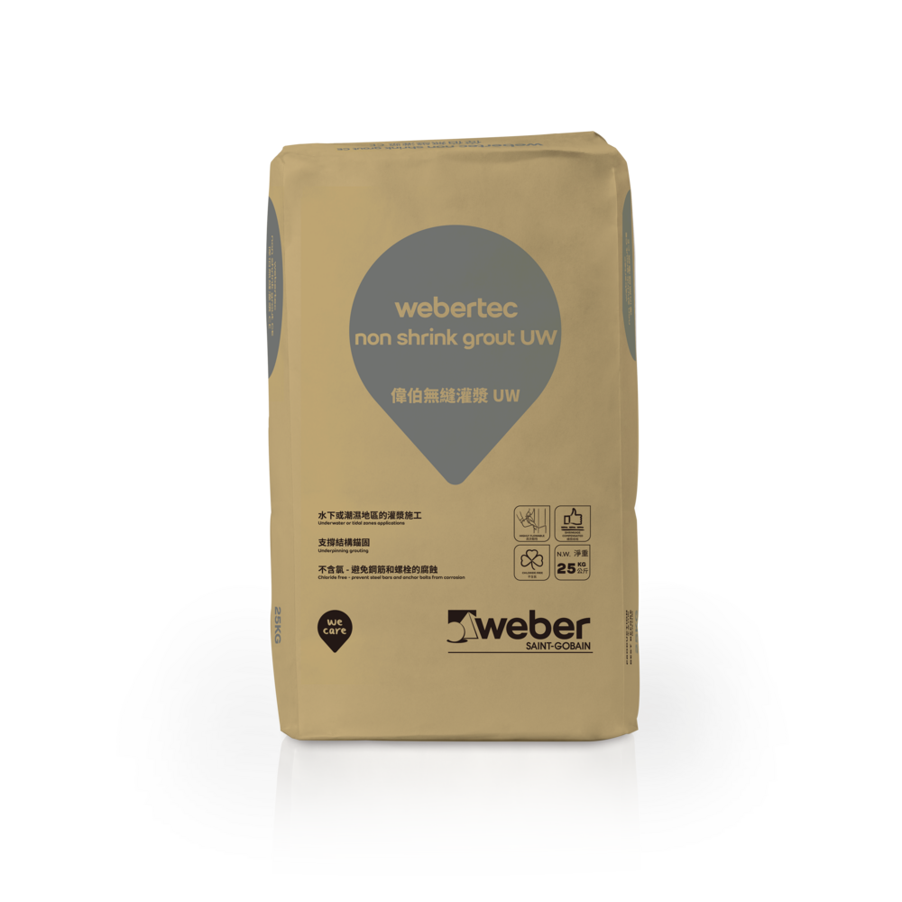 webertec non shrink grout UW : Non Shrink Grout > Concrete Work | Saint ...