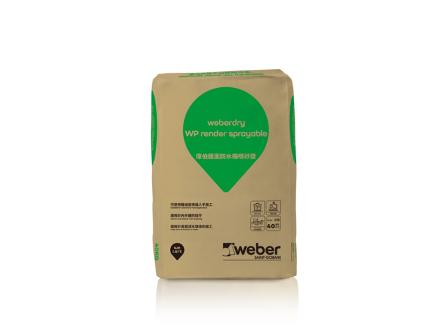 weberdry WP render sprayable : Waterproofing > Waterproofing | Saint ...