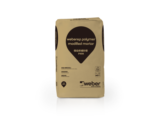 weberep polymer modified mortar : Concrete Repair > Concrete Work ...