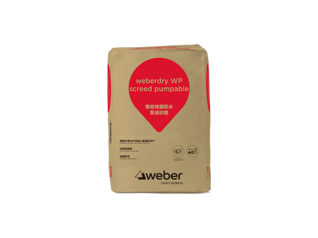 weberdry WP screed pumpable : Screeding > Flooring | Saint-Gobain Weber ...