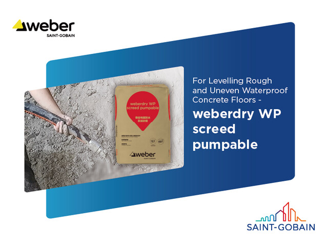 weberdry WP Screed Pumpable: Revolutionizing Waterproof Flooring ...