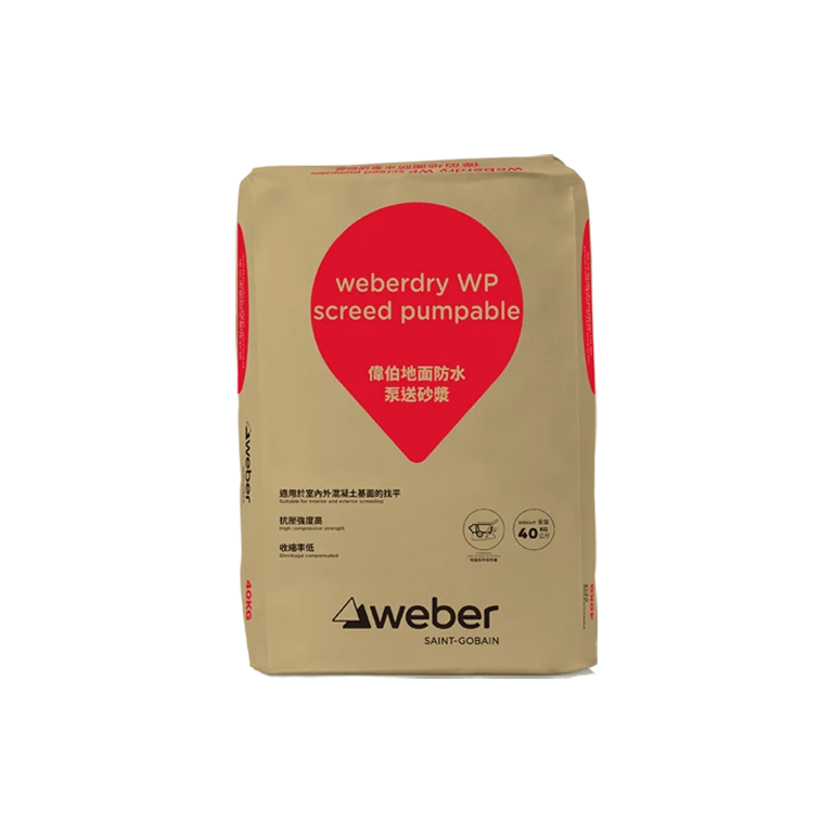 weberdry WP screed pumpable : Screeding > Flooring | Saint-Gobain Weber ...